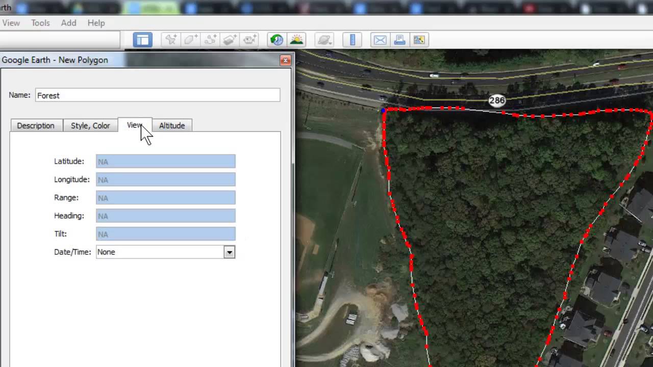 Google Earth Labels