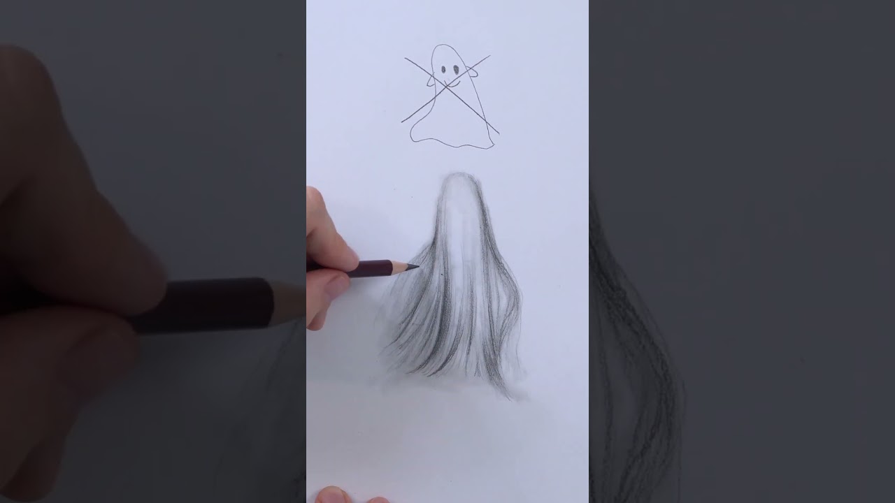 Geist Zeichnen Tutorial - Halloween Zeichnung