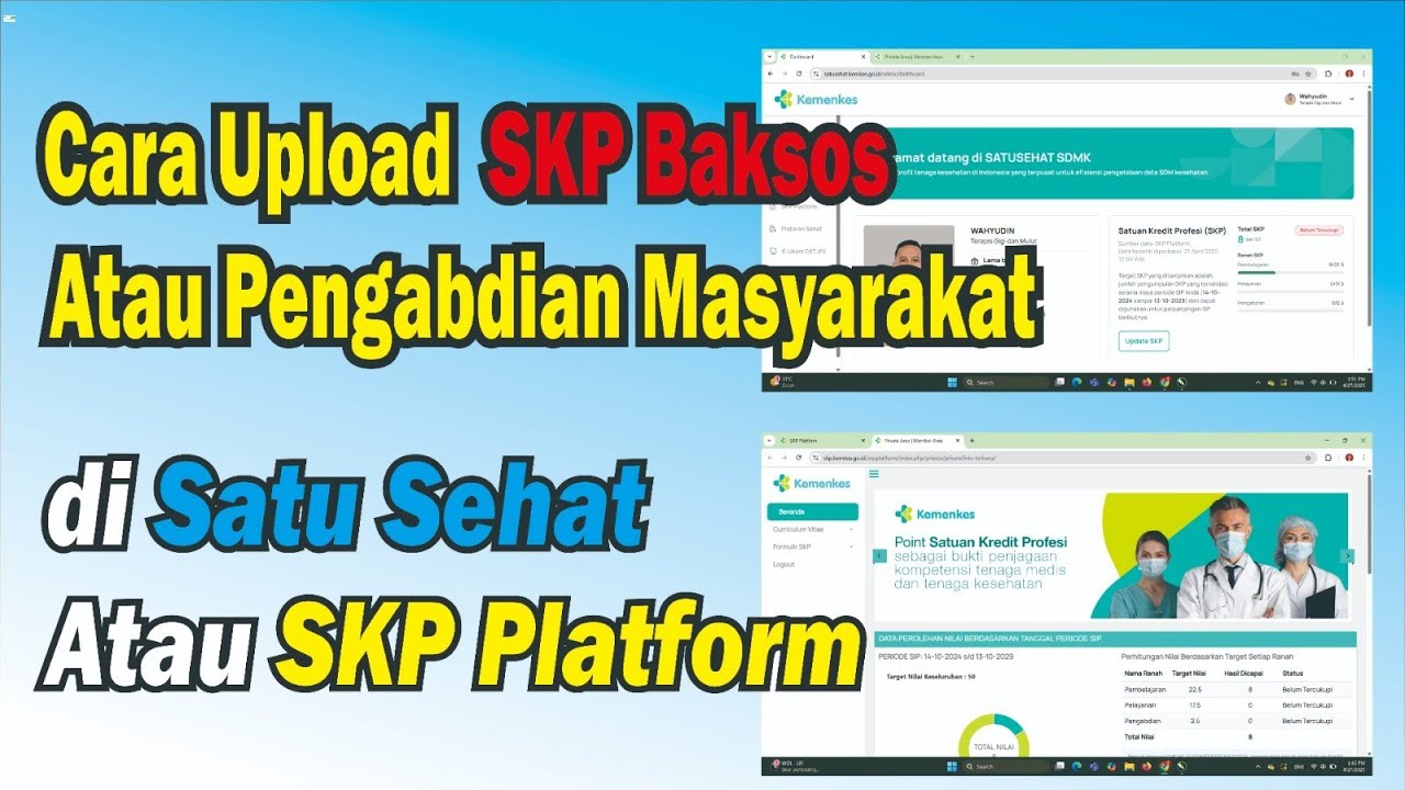 cara upload pengabdian masyarakat di satu sehat | skp bakti sosial | skp platform