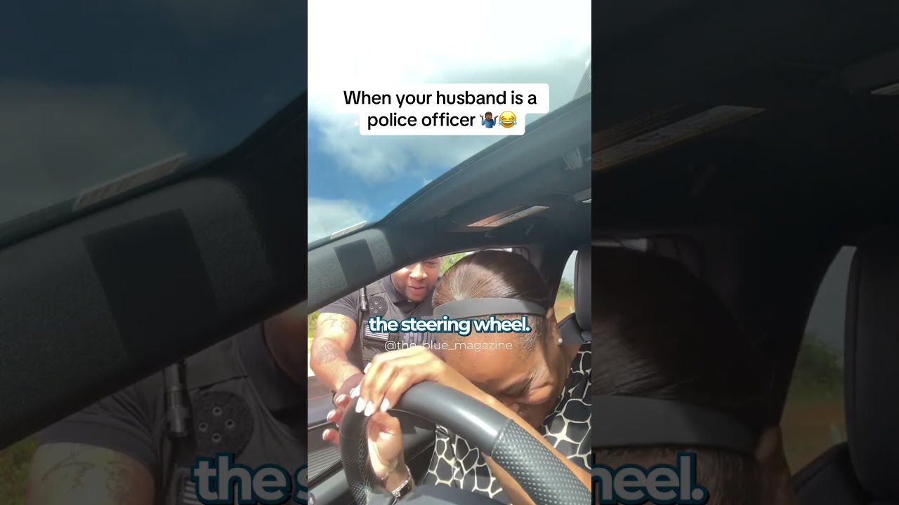 Officer’s Hilarious Reason for Pulling Over Wife 😂  (@1rodrickv)