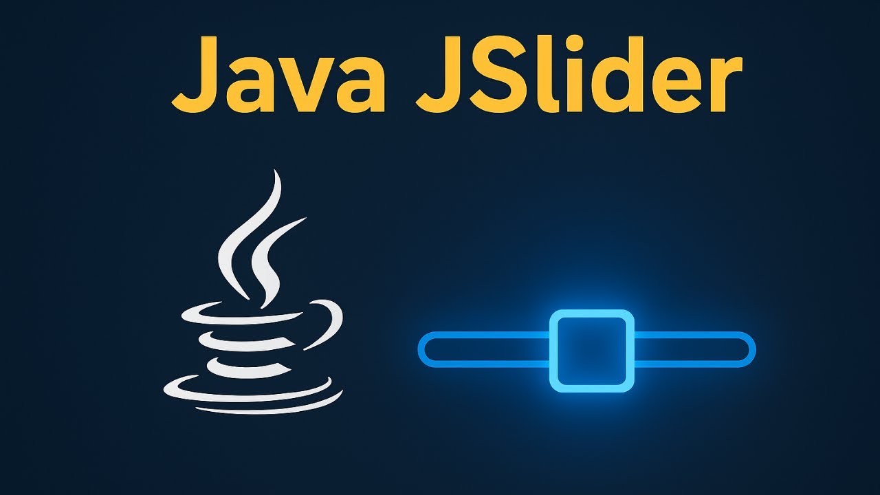 Java GUI: How to use JSlider in Java Swing | #8