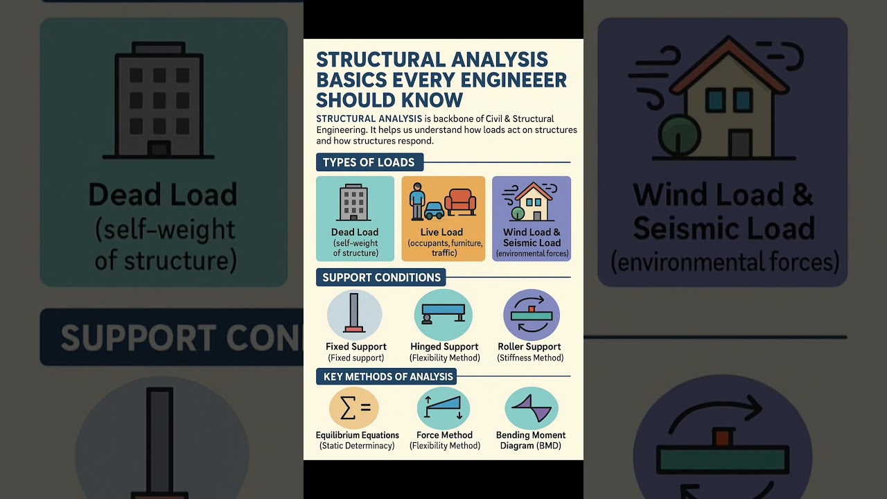 Structural Analysis Basics | Every #Engineer Should Know | #Shorts