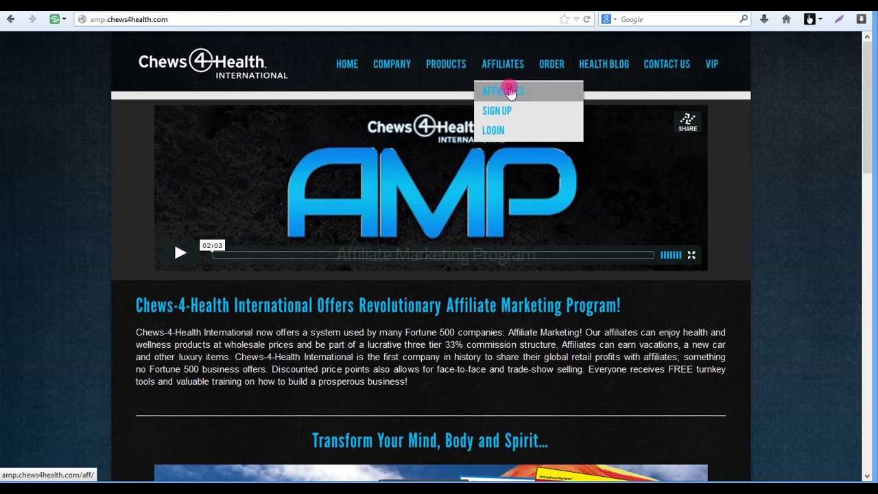 AMP Training 1 Getting Started