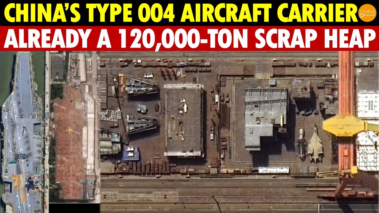 China’s Type 004 Aircraft Carrier Not Even Built Yet, Already a 120,000 ...