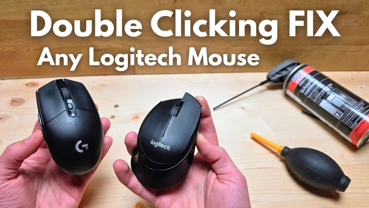 How to FIX Double Clicking Problem on ANY Logitech Mouse
