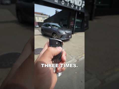 REMOTE START LEXUS RX350 2023 #lexus #cartips #carhacks