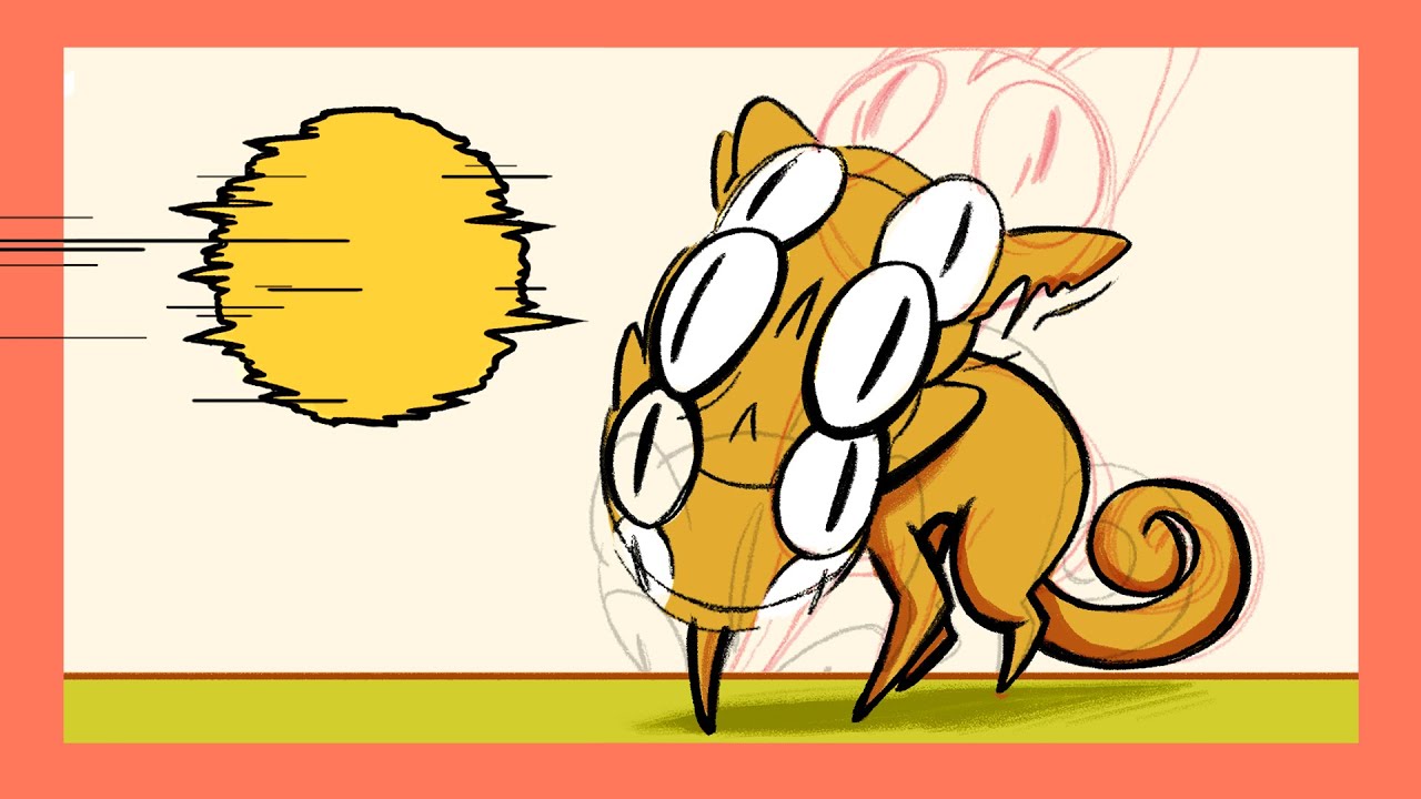 Animate action with SMEAR FRAMES