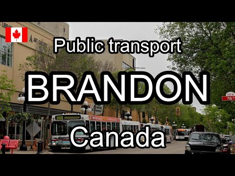 Brandon, Canada. Public transport