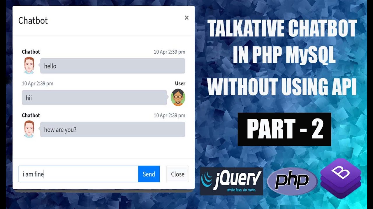 chatbot using php [ Talkative Chatbot ]