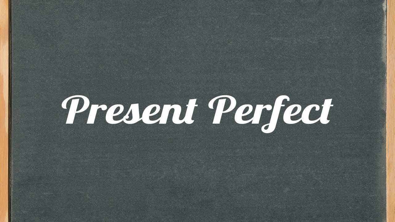 Present Perfect Tense - English grammar tutorial video lesson