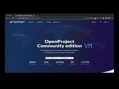 OpenProject Community Ed Virtual Machine download | SourceForge.net