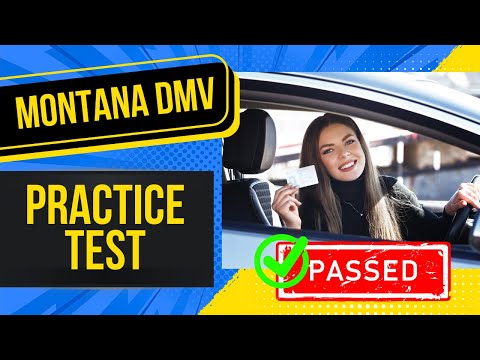 Montana DMV Written Test 2024 (50 MUST KNOW Questions with Answer Explanations)