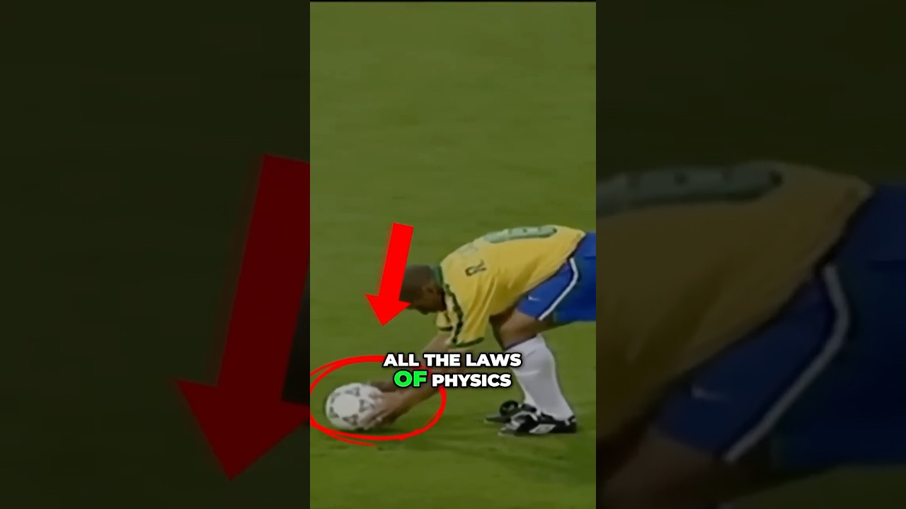 The goal that defied physics. Roberto Carlos’Impossible free kick.#shrots