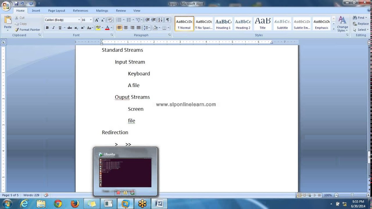 Unix and Shell Programming-Chapter - 5 INTRODUCTION TO SHELL - PART- 1