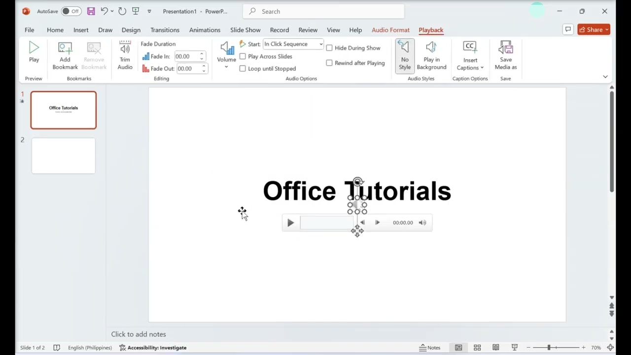 How to Add Music or Audio to Your PowerPoint Slides