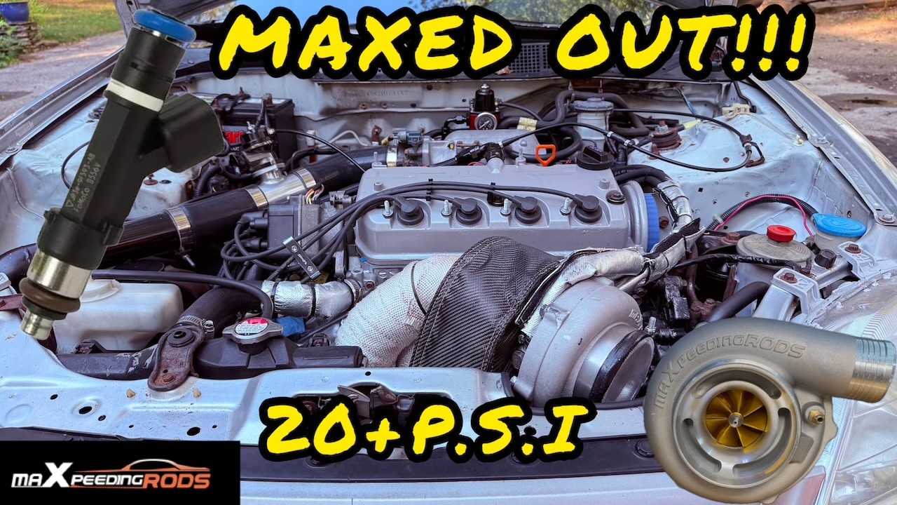BUILT TURBO SINGLE CAM HONDA CIVIC ON 20+ PSI OF BOOST!