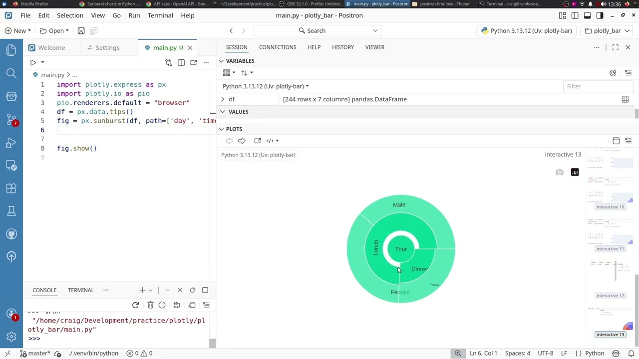 Positron First Look - Data Science IDE Evaluated with Python Plotly