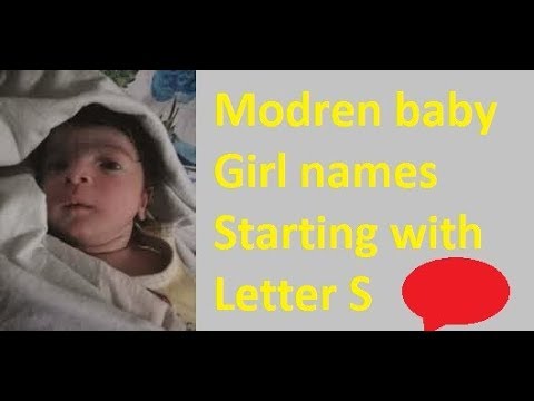 Modern Baby Girl Names Starting With Letter S
