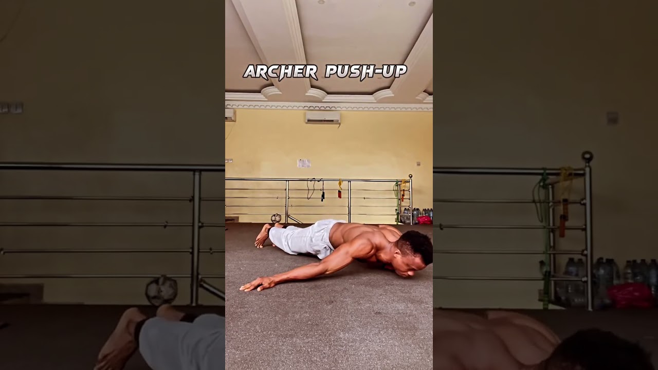 Archer push-up #bodyweight