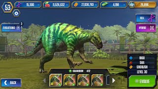 IGUANODON - JURASSIC WORLD THE GAME EVO 4