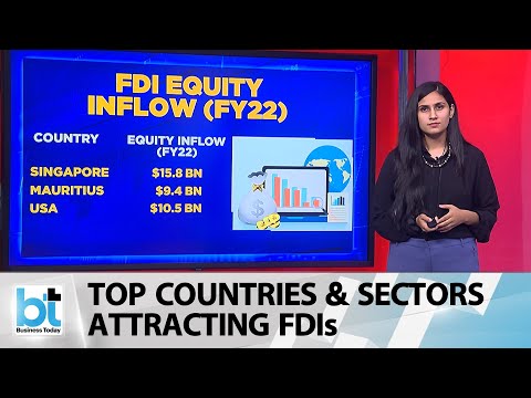 Which are the top 5 countries & sectors attracting FDI equity inflow? | All About Finance