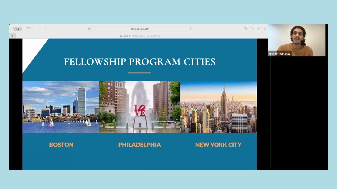 FAO Schwarz Fellowship November 2025 Info Session