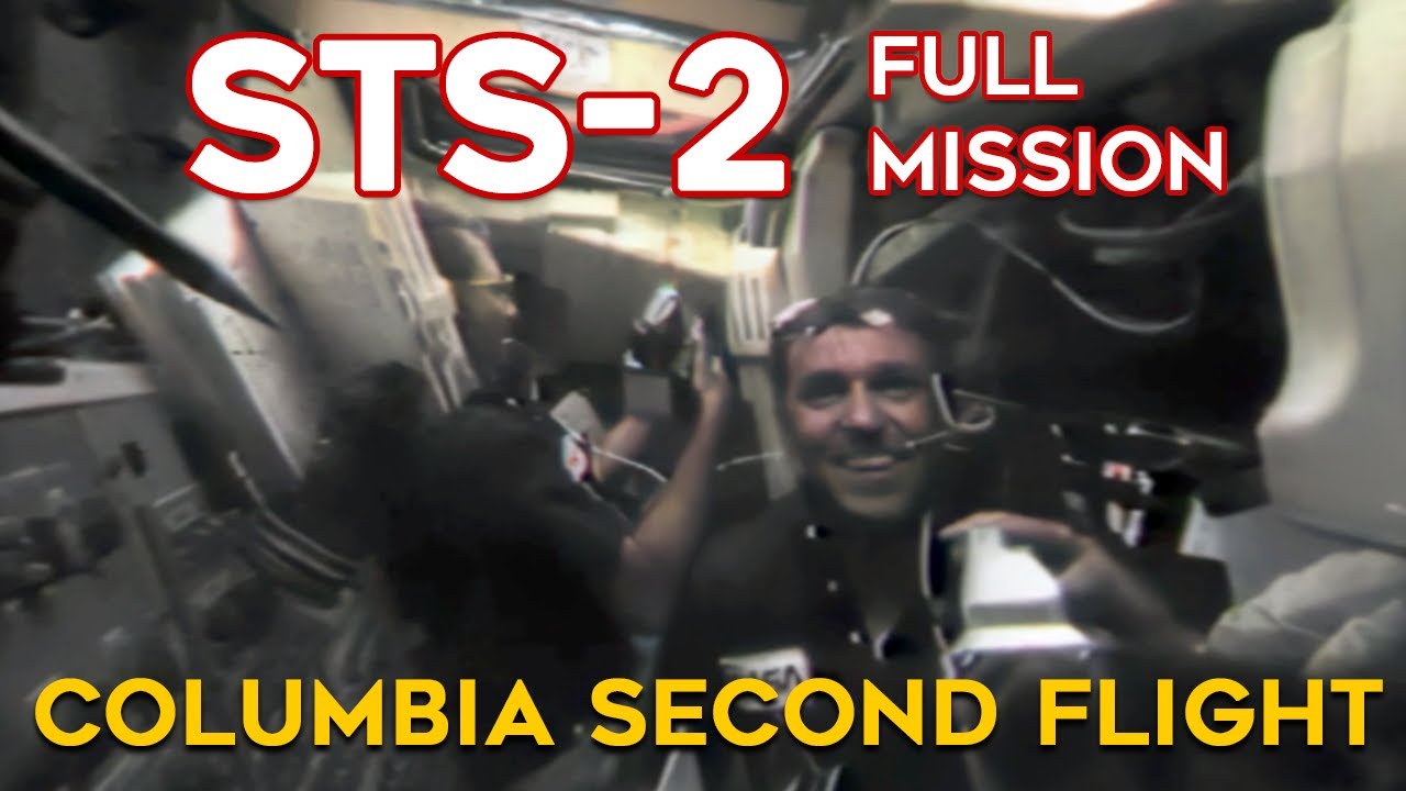 STS-2 Columbia Second Flight - Historical Footage, Full Mission, Narration, HD, Engle, Truly, 1981