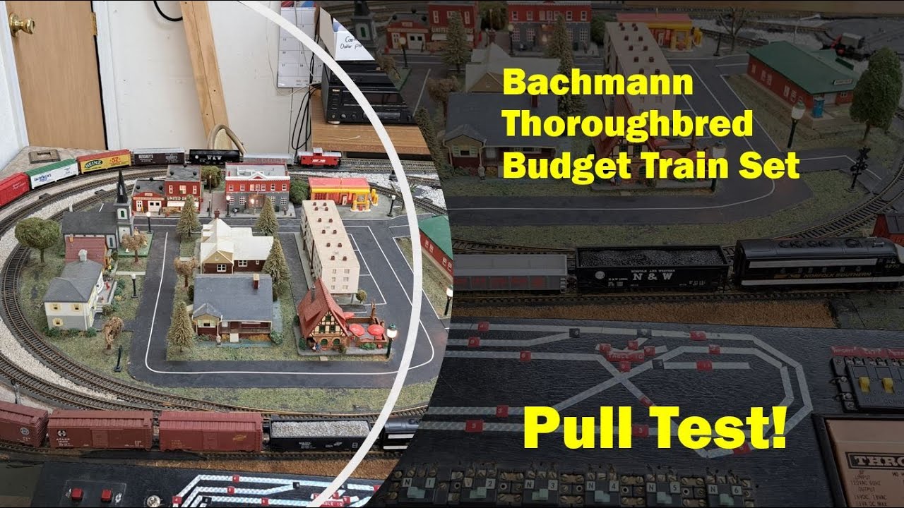 Pull Test - Norfolk Southern F7 from the Bachmann Thoroughbred HO Scale Train Set