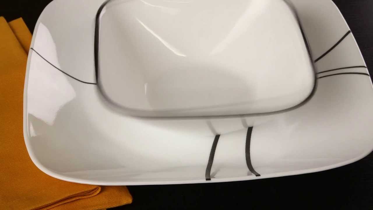 Corelle - Simple Lines 16 Piece Dinnerware Set