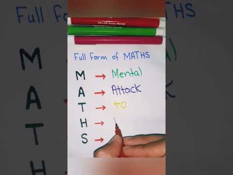 full form of Maths /Math full form #shorts #ytshorts #funny #funnyshorts #maths #memes #mathmemes