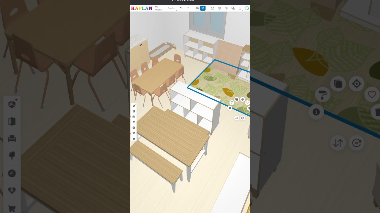 Design your dream classroom with the FREE myKaplan FloorPlanner!