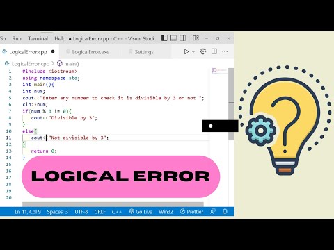 What is Logical Error | Logical Errors | Beginners | Learning with Geeks