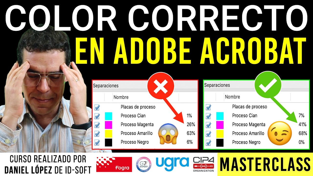 PERFILES ICC en Adobe ACROBAT, para VER el COLOR CORRECTO, ¿Cómo hacerlo? 👍