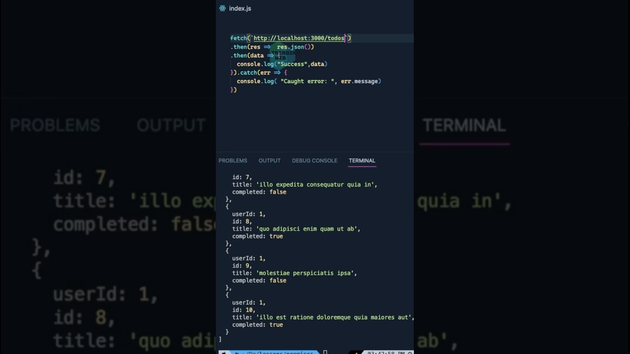 Fetch API Unveiled: Don’t Miss This Essential Insight for Seamless Production! #js #fetch  #reactjs