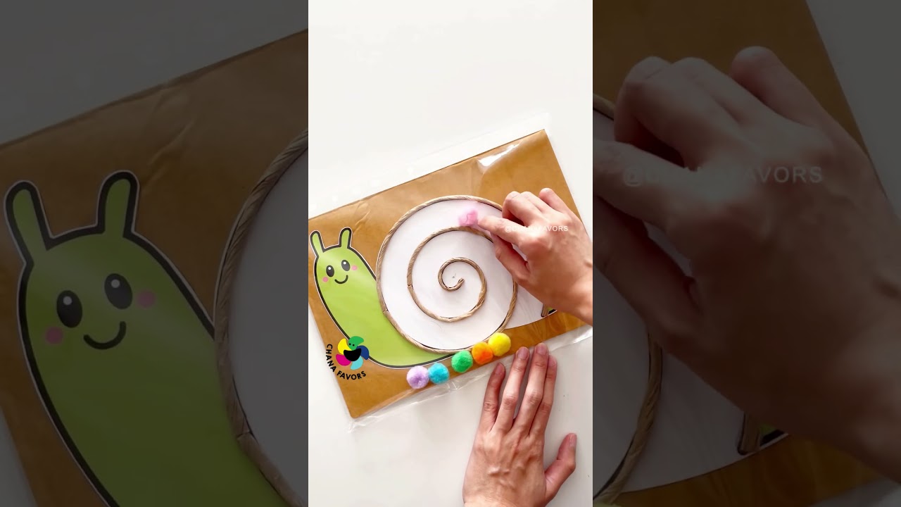 Kids Activity 🧩 | Snail Color Challenge #printables  #chanafavors #kidsactivities #earlylearning