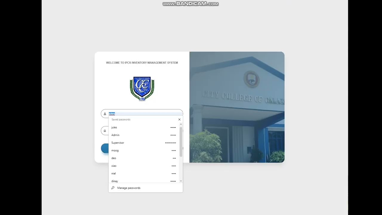 IPCR INVENTORY MANAGEMENT SYSTEM