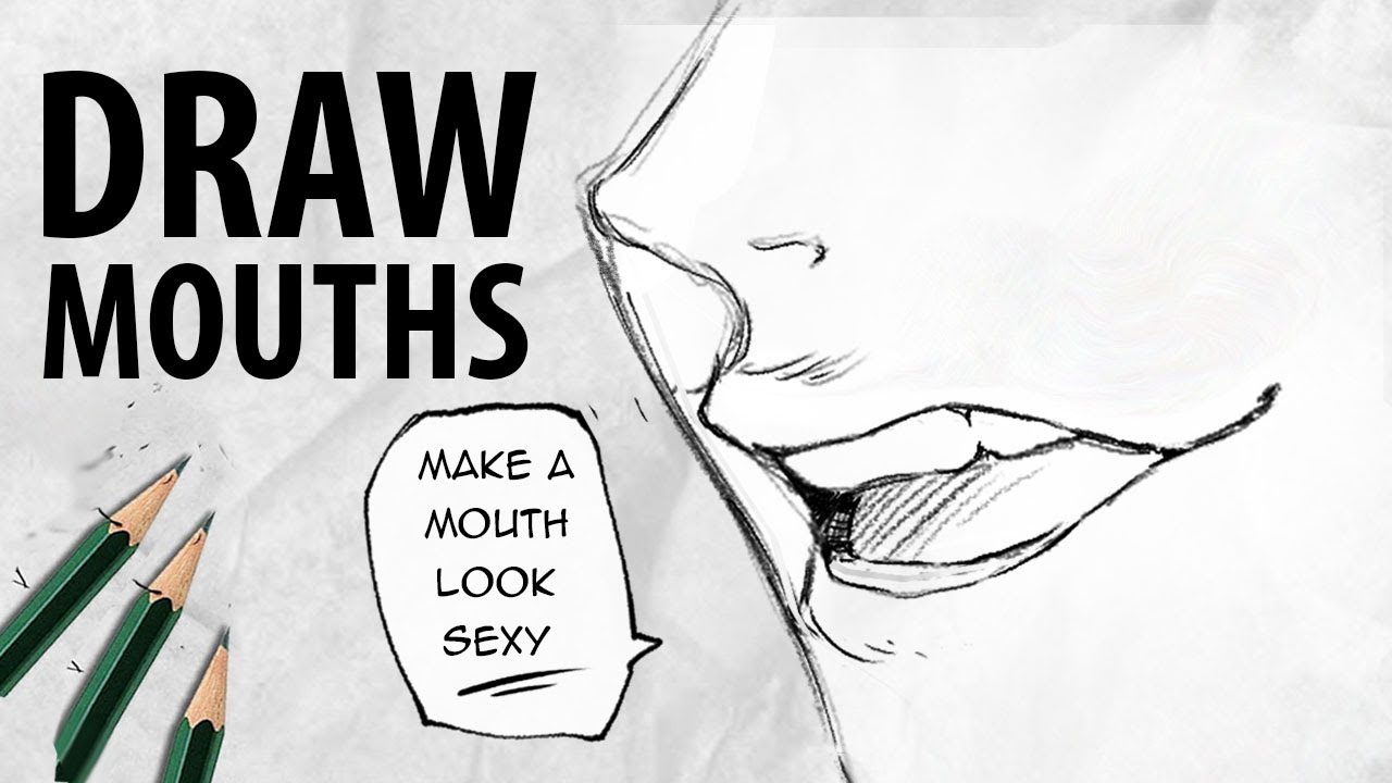 How to draw hot mouths & lips | Tutorial | DrawlikeaSir