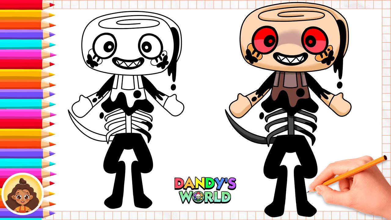 How to Draw Twisted Shelly | from Dandy’s World