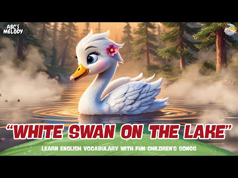 “WHITE SWAN ON THE LAKE” - SWAN SONG | Fun Kids Songs & Nursery Rhymes | Learn English Vocabulary