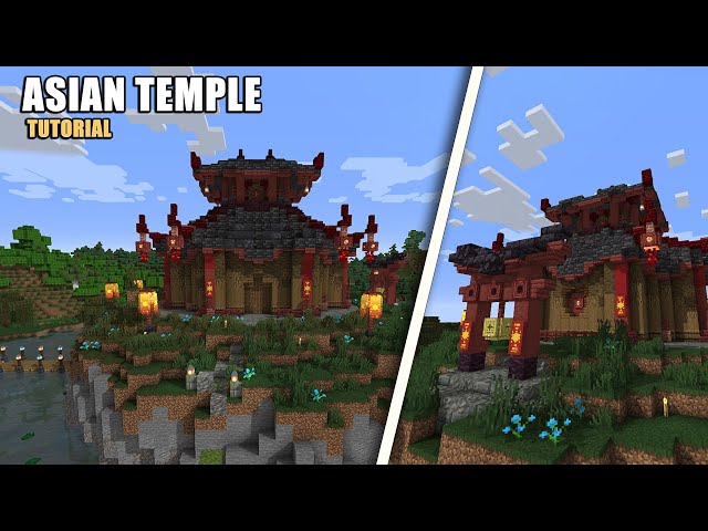Asian temple Minecraft Map