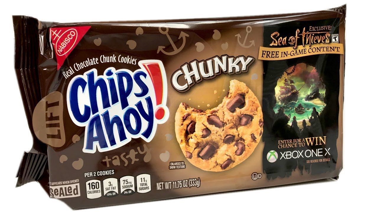 Chips Ahoy Chunky Chocolate Chip Cookies - Unwrapping