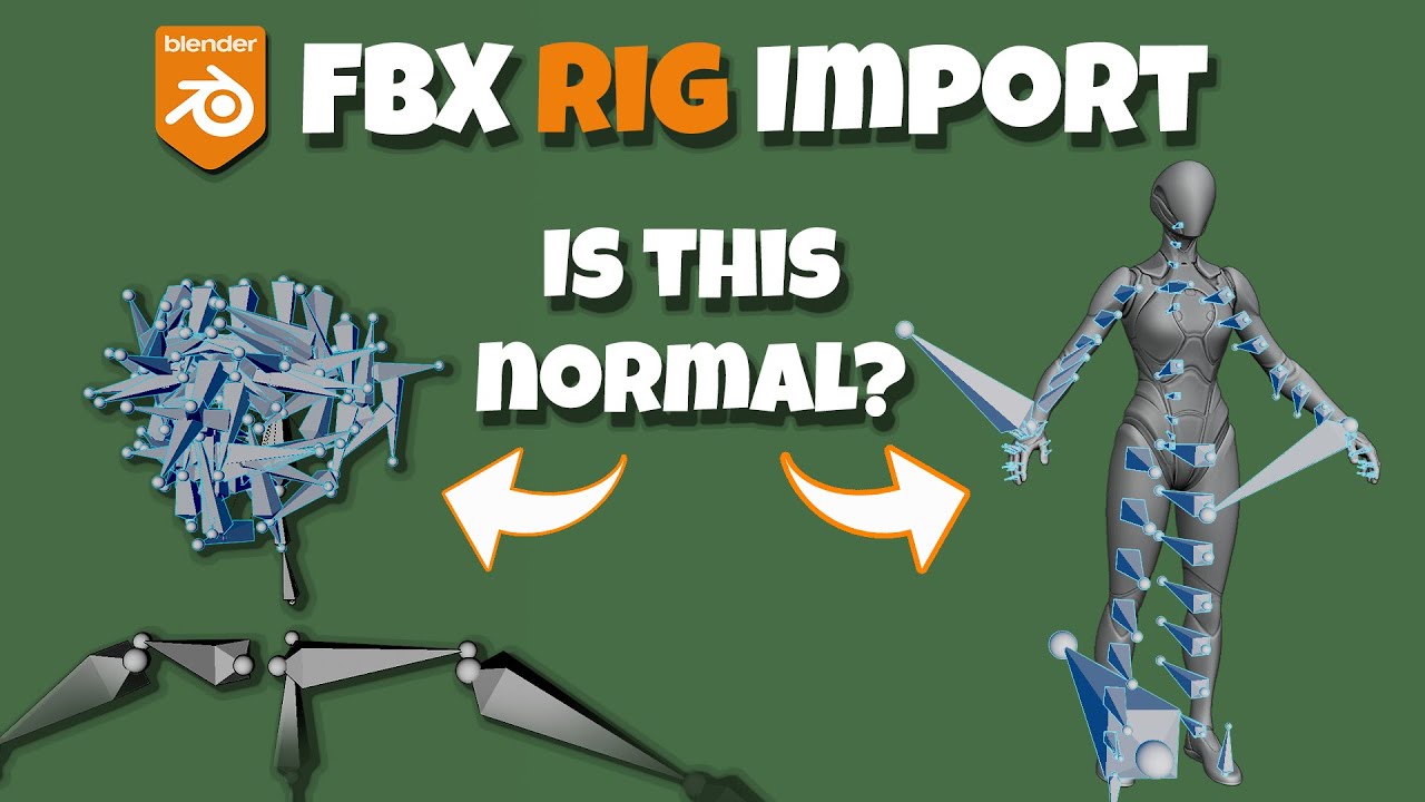 [Blender] Fix Wrong Bone Length / Orientation of imported Rigs