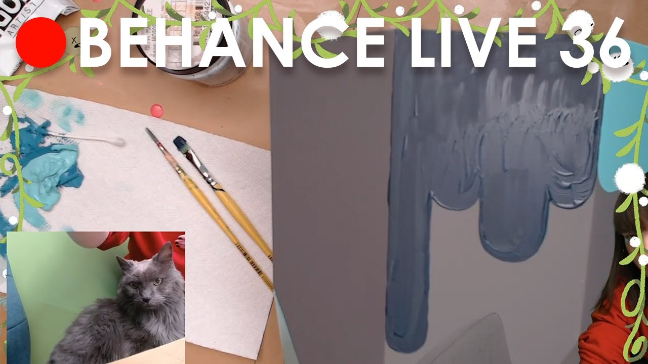 Painting Flower Pots - LIVE on Behance #36