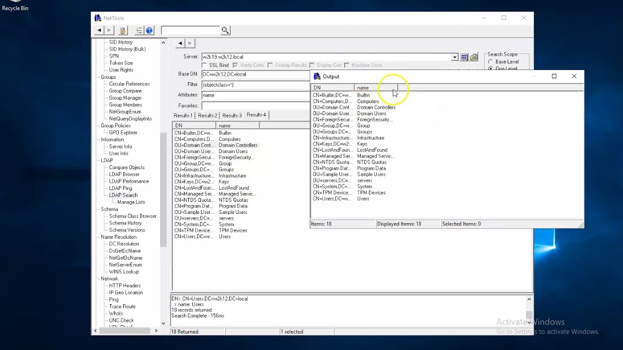 NetTools - LDAP Search
