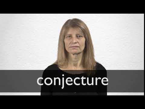 CONJECTURE definition in American English | Collins English Dictionary