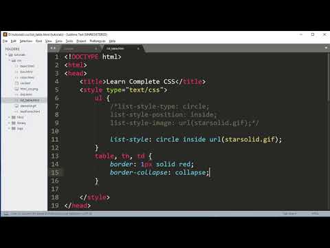 Learn List and Table CSS Properties in Hindi part6 - Mind Luster