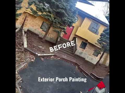 Exterior Front Porch Painting