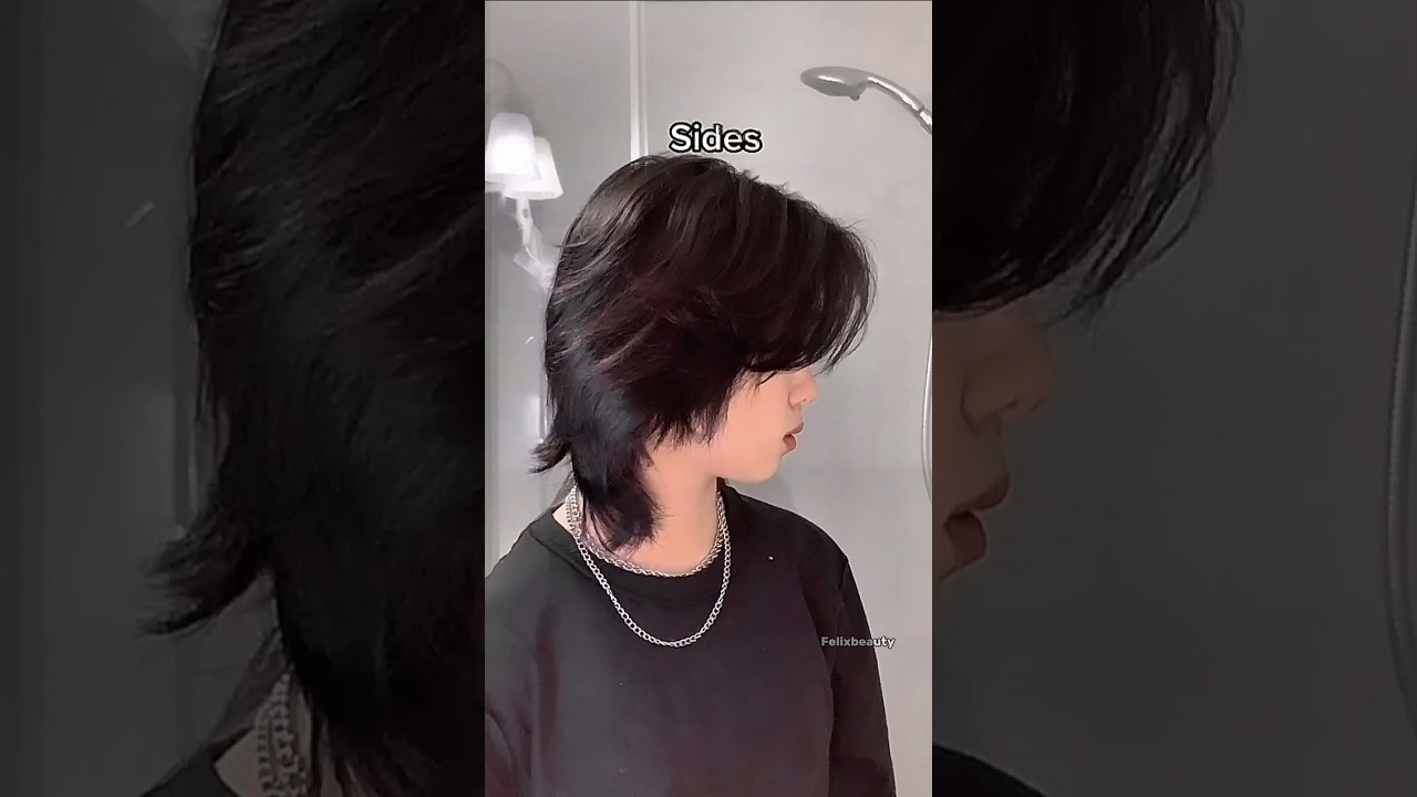 360° of short wolf cut hair | Tomboy