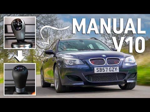 We manual-swapped our V10 BMW M5 estate!
