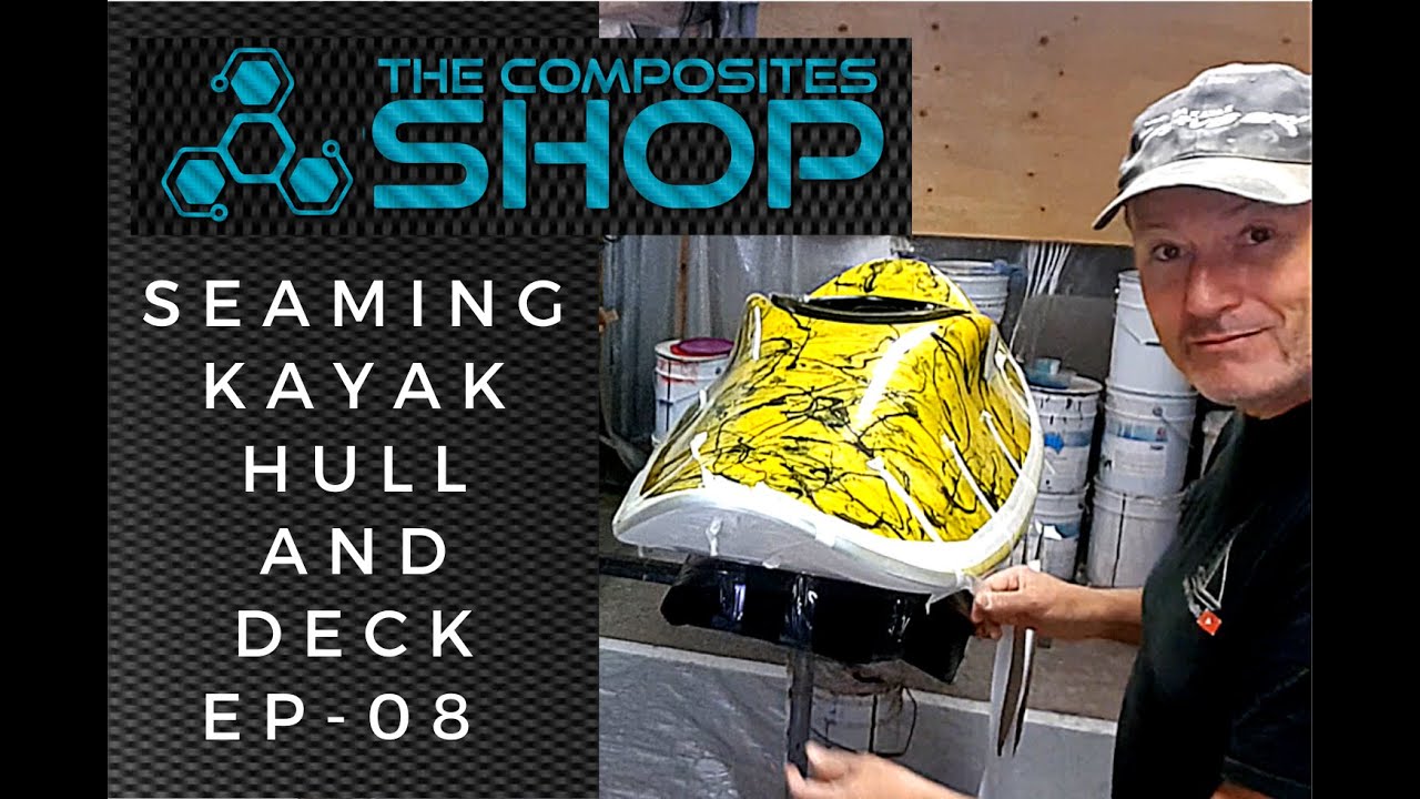 Ep08 External Seam on Fibreglass Kayak - Kayak Build - The Composites Shop